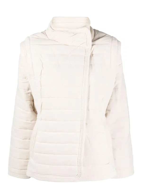 MARANT ETOILE Areta Puffer Gilet - Neutrals