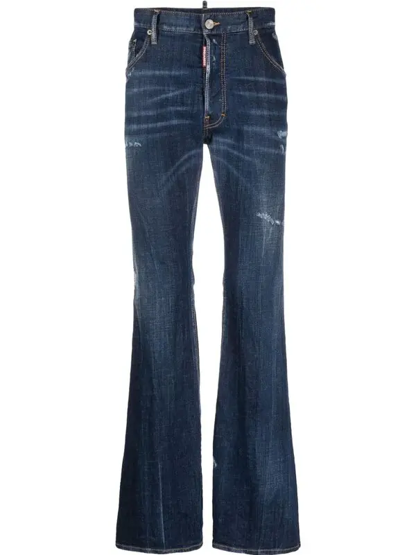 Dsquared2 Mid-rise Flared Jeans - Blue