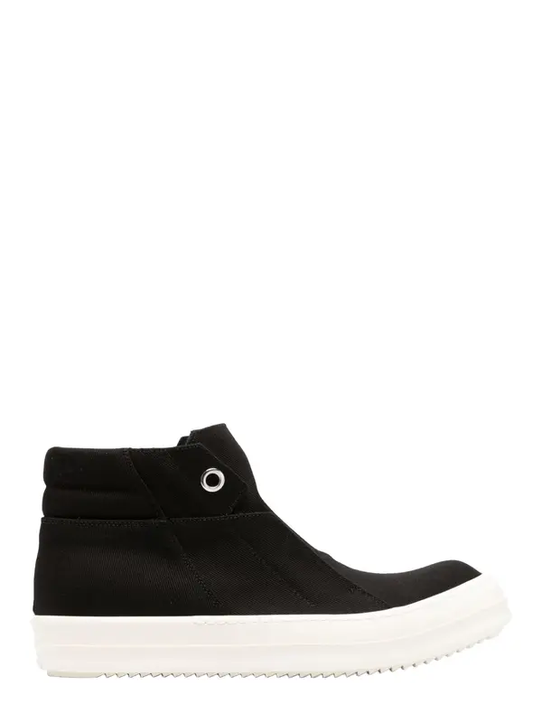 Rick Owens Dunk Laceless Sneakers - Black