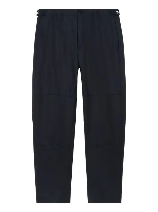 Burberry Wool-mohair Blend Trousers - Blue