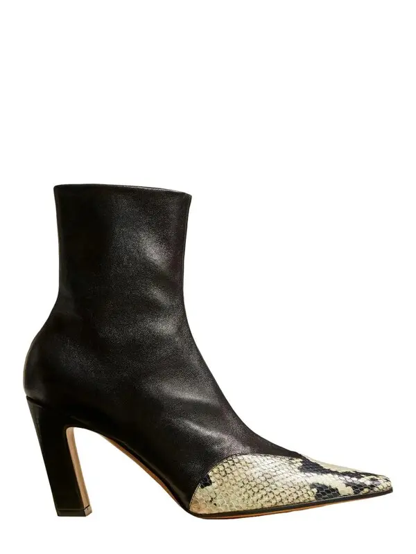 Khaite Nevada 85mm Ankle Boots - Black