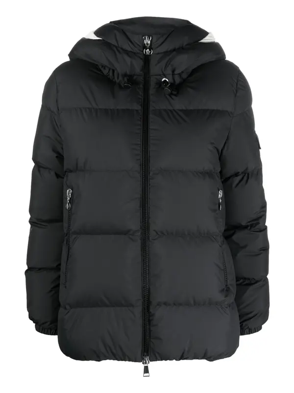 Moncler Logo-patch Padded-design Jacket - Black