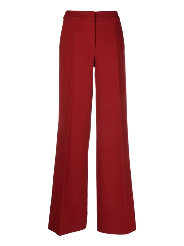 GIANLUCA CAPANNOLO Valerie Straight-leg Trousers - Red