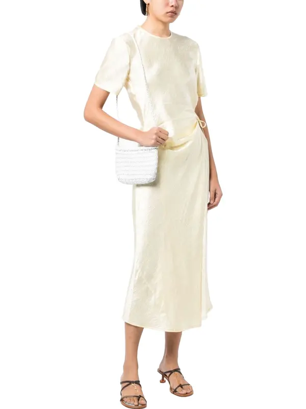 Dragon Diffusion Woven Shoulder Bag - White