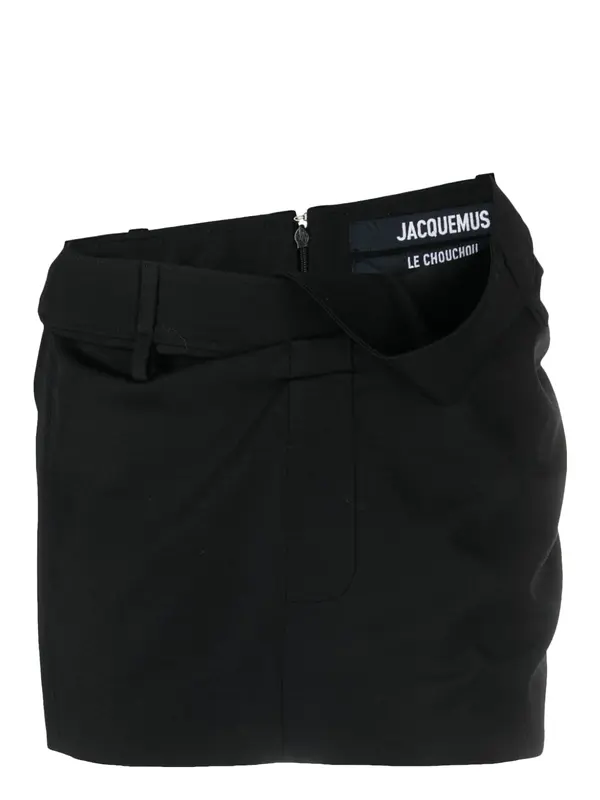 Jacquemus La Mini Jupe Bahia Miniskirt - Black