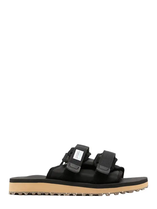 Suicoke Moto Logo-patch Slides - Black
