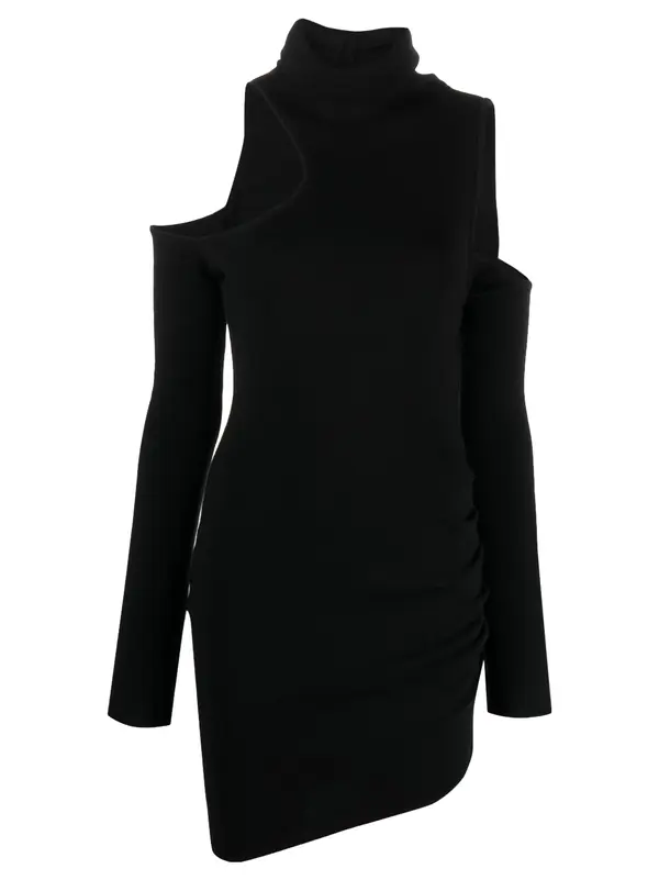 Gauge81 Piana Cut-out Merino Minidress - Black