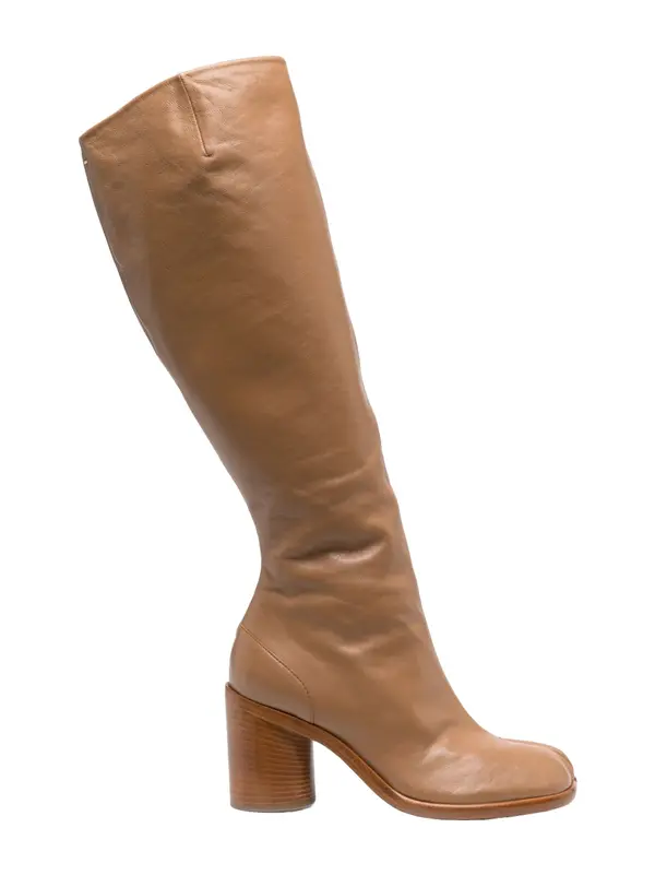 MAISON MARGIELA Tabi 85mm Knee-high Boots - Brown
