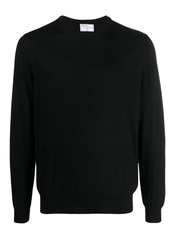 Fedeli Fine-knit Cashmere Jumper - Black