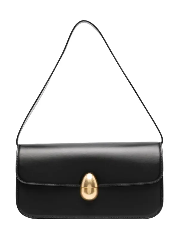 NEOUS Polished-finish Shoulder Bag - Black