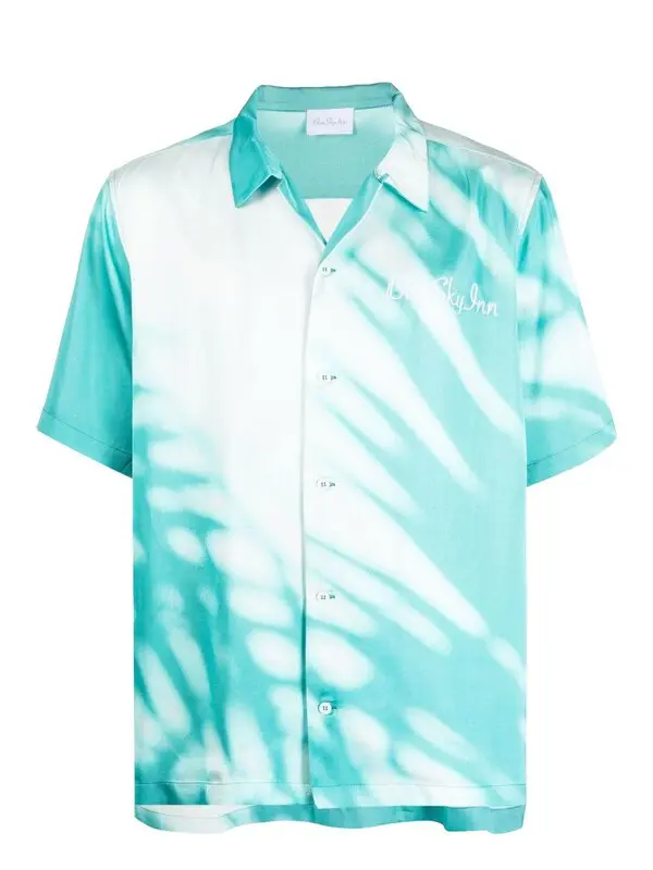 BLUE SKY INN Graphic-print Short-sleeve Shirt - Blue