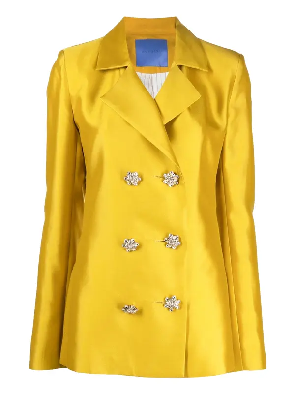 MACGRAW Circa 72 Double-breasted Blazer - Gold