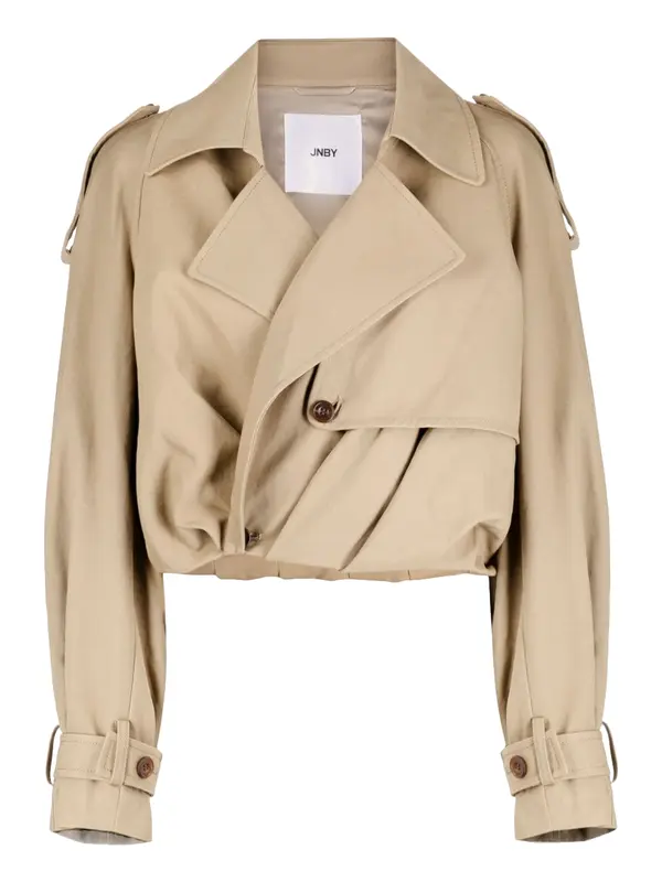 JNBY Cropped Tailored Jacket - Brown