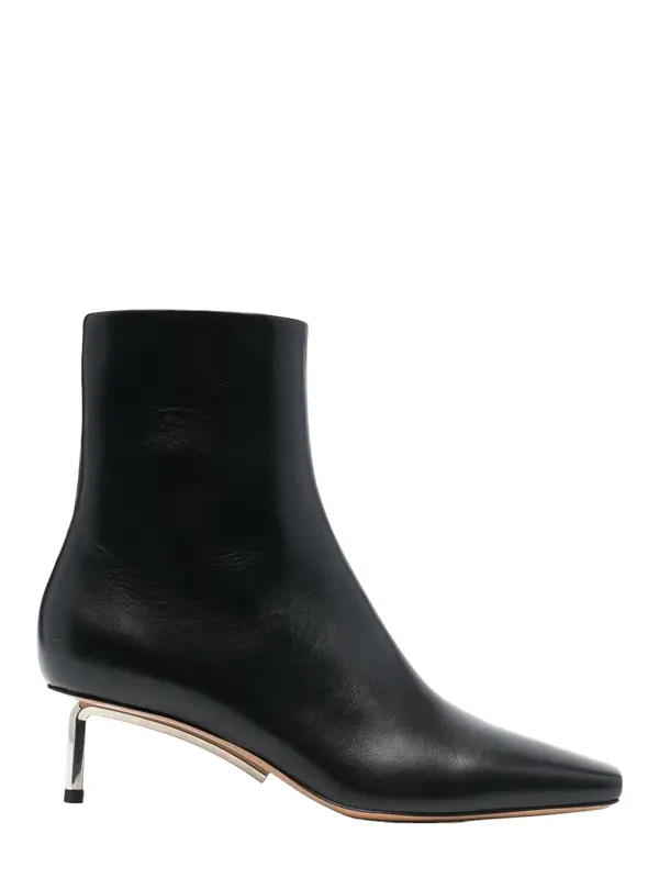 Off-White Allen 60mm Leather Ankle Boots - Black