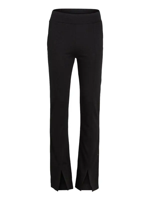 Karl Lagerfeld High-rise Ankle Trousers - Black