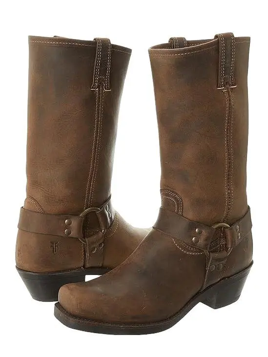 THE FRYE COMPANY Harness 12r Pull-on Boots - Tan