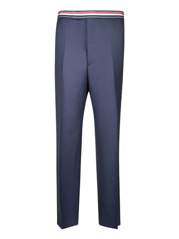 Thom Browne Low Rise Trousers - Blue