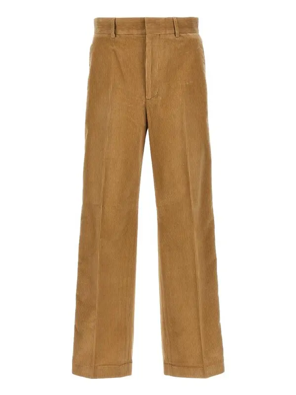 Palm Angels Corduroy Suit Tape Pants - Beige