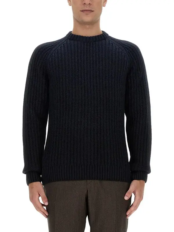 Brioni Cashmere And Virgin Wool Sweater - Black