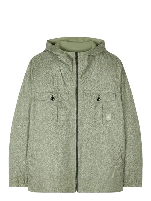 Paul Smith Reversible Hooded Jacket - Lt Greyish Green