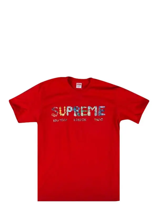 Supreme Crystals T-shirt - Red