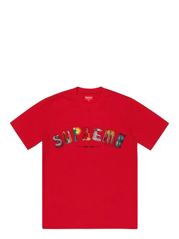 Supreme City Arc Tee - Red