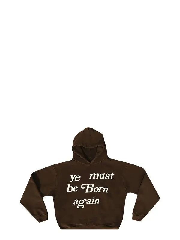 CACTUS PLANT FLEA MARKET Born Again Hooded Sweatshirt - Brown