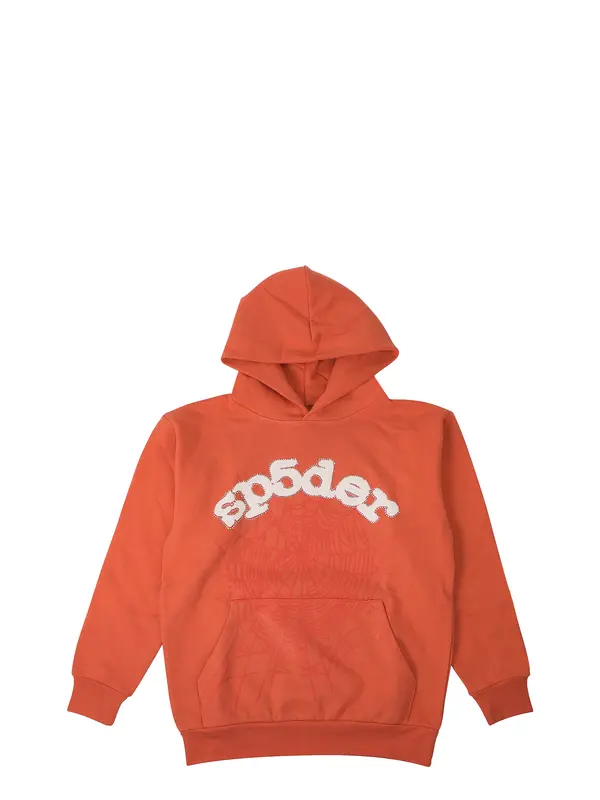 SP5DER Logo Hoodie - Orange