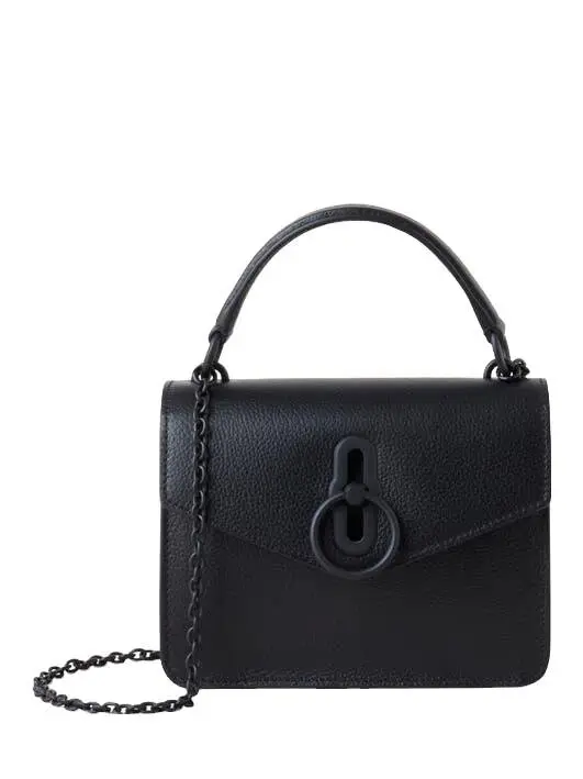 Mulberry Small Amberley Leather Crossbody Bag - Black