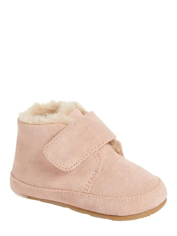Old Soles Shloofy Faux Shearling Boot - Powder Pink