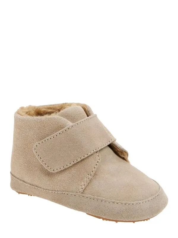Old Soles Shloofy Faux Shearling Boot - Sand Suede