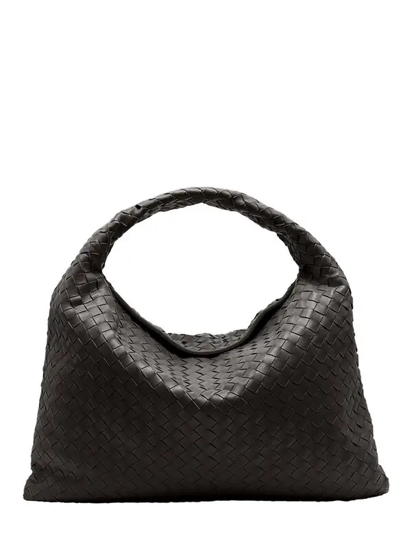 Bottega Veneta Intrecciato Leather Hobo Bag - Fondant