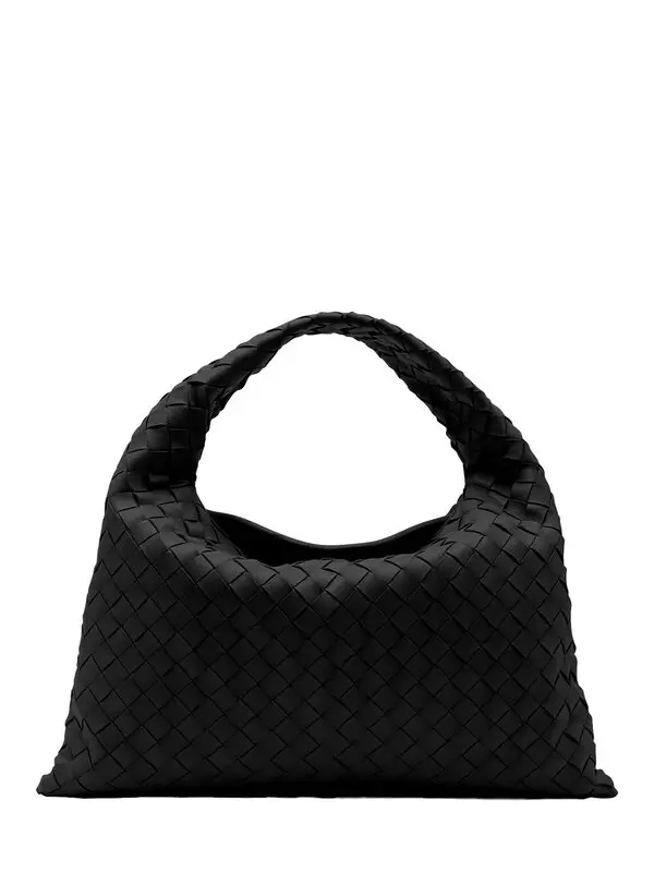 Bottega Veneta Hop Hobo Bag - Black