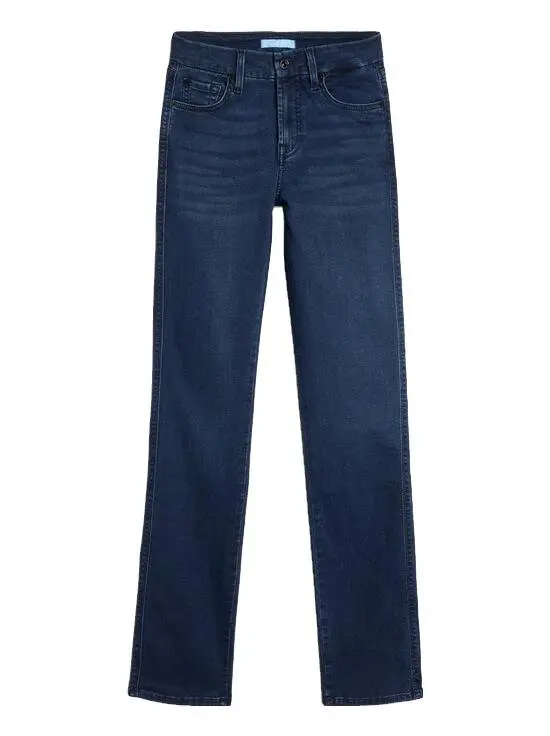 7 For All Mankind Bair Kimmie Straight Leg Jeans - Denim