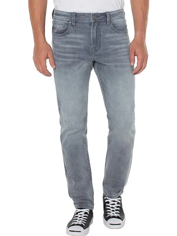 LIVERPOOL Kingston Modern Straight Jeans - Silverlake