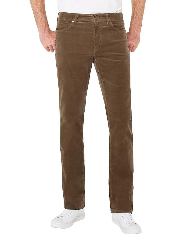 LIVERPOOL Kingston Modern Slim Straight Corduroy Jeans - Tobacco