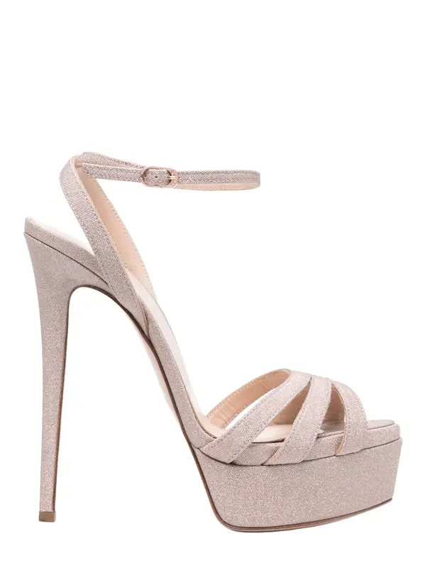 LE SILLA Lola 150mm Platform Sandals - Pink
