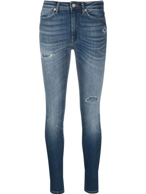 DONDUP Iris High-rise Skinny Jeans - Blue