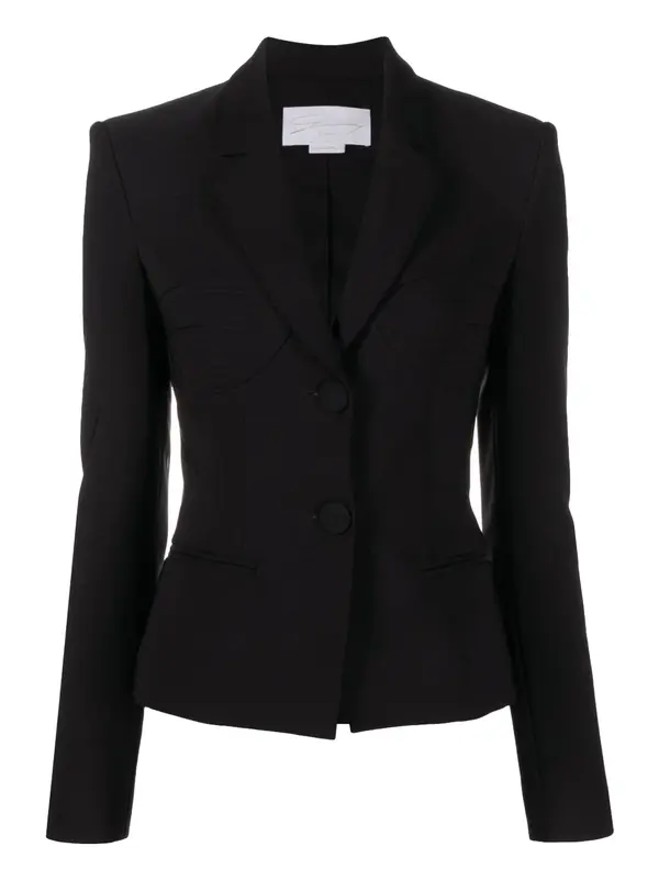 GENNY Single-breasted Blazer - Black