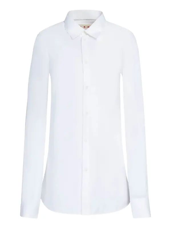 Marni Balloon-sleeve Poplin Shirt - White