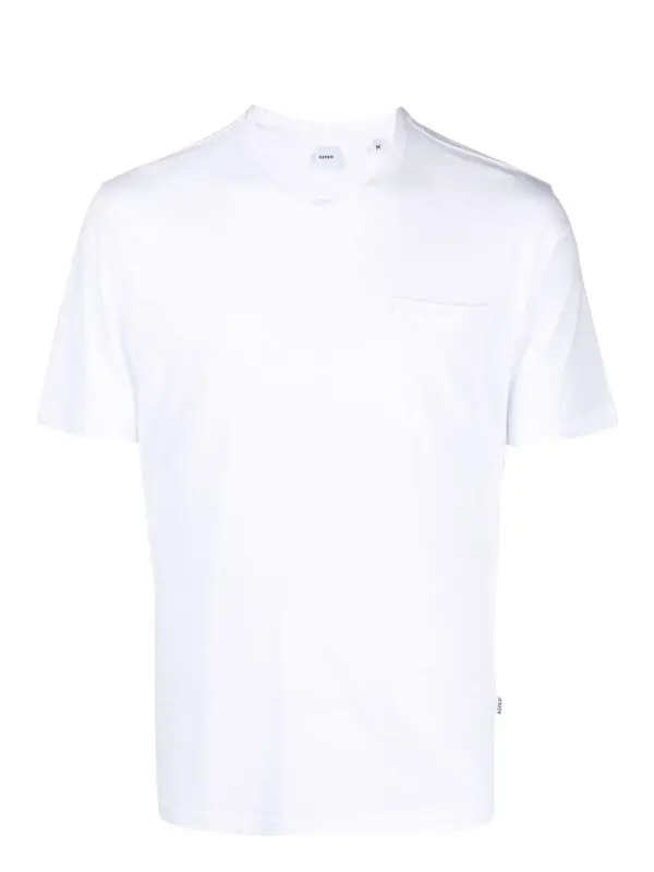 Aspesi Logo-patch Jersey T-shirt - White