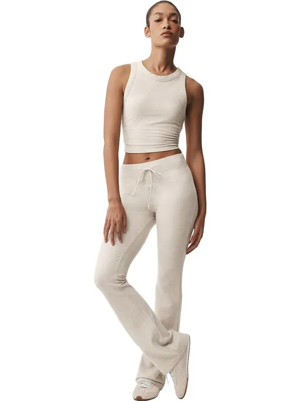 Alo Yoga Sway Bootcut Sweatpant - Oatmeal Heather