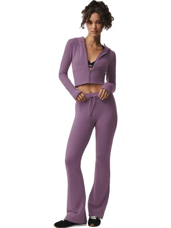 Alo Yoga Bootcut Sweatpant - Plum Kiss