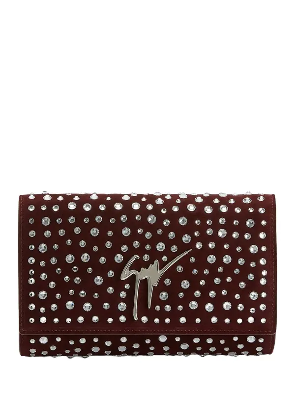 GIUSEPPE ZANOTTI Cleopatra Diamond Clutch - Red