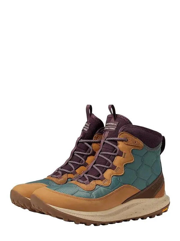 Merrell Antora 3 Thermo Mid Waterproof High Top Sneakers - Green