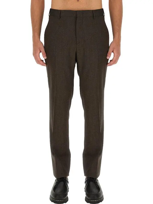 Brioni Pienza Slim Fit Pants - Brown