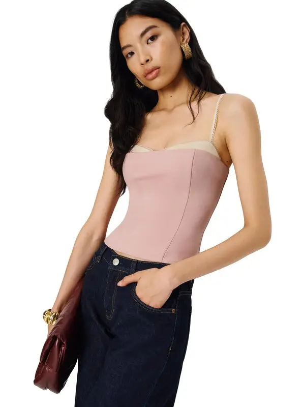 REFORMATION Melanie Top - Pink