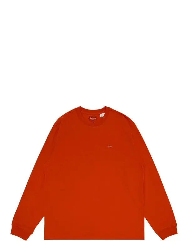 Supreme Small Box Long-sleeve Tee 'bright - Orange