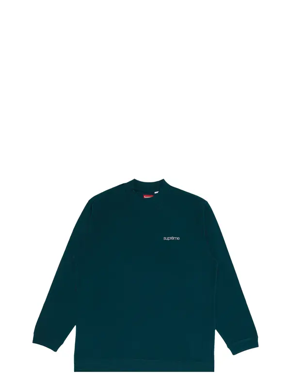 Supreme Mock Neck Long-sleeve Top - Green
