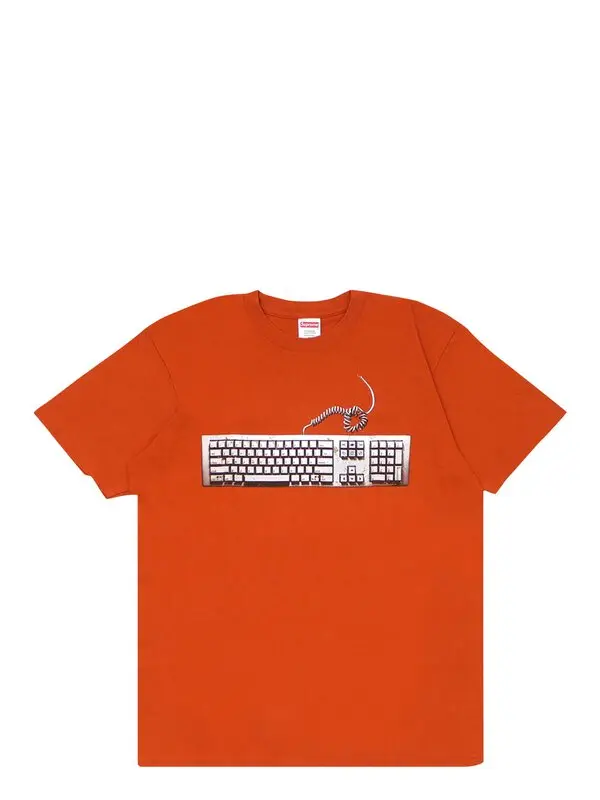 Supreme Keyboard Tee 'rust - Orange